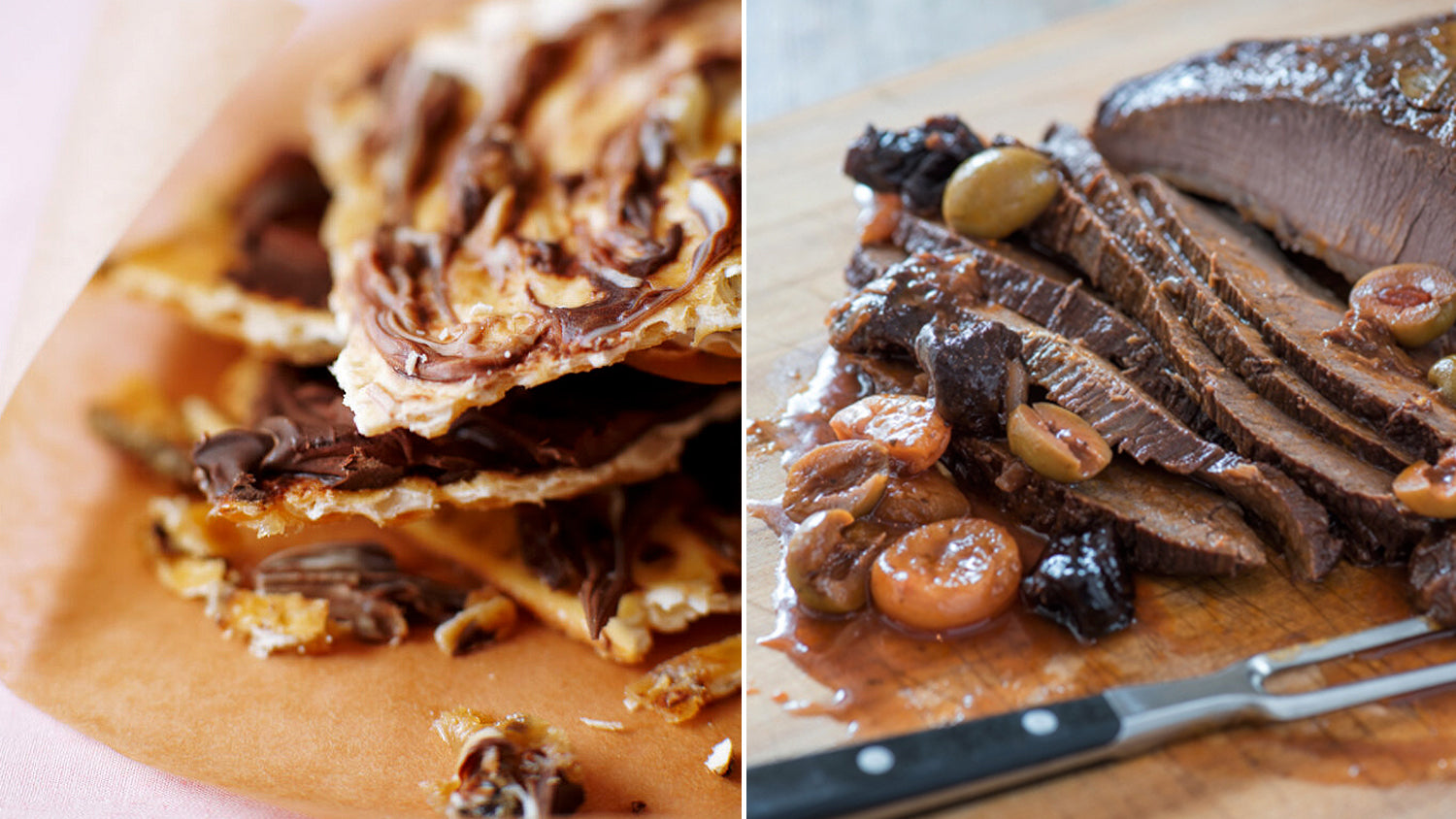 TWO PASSOVER RECIPES: Laura's Moroccan Brisket & Matzoh Caramel Crunch ...