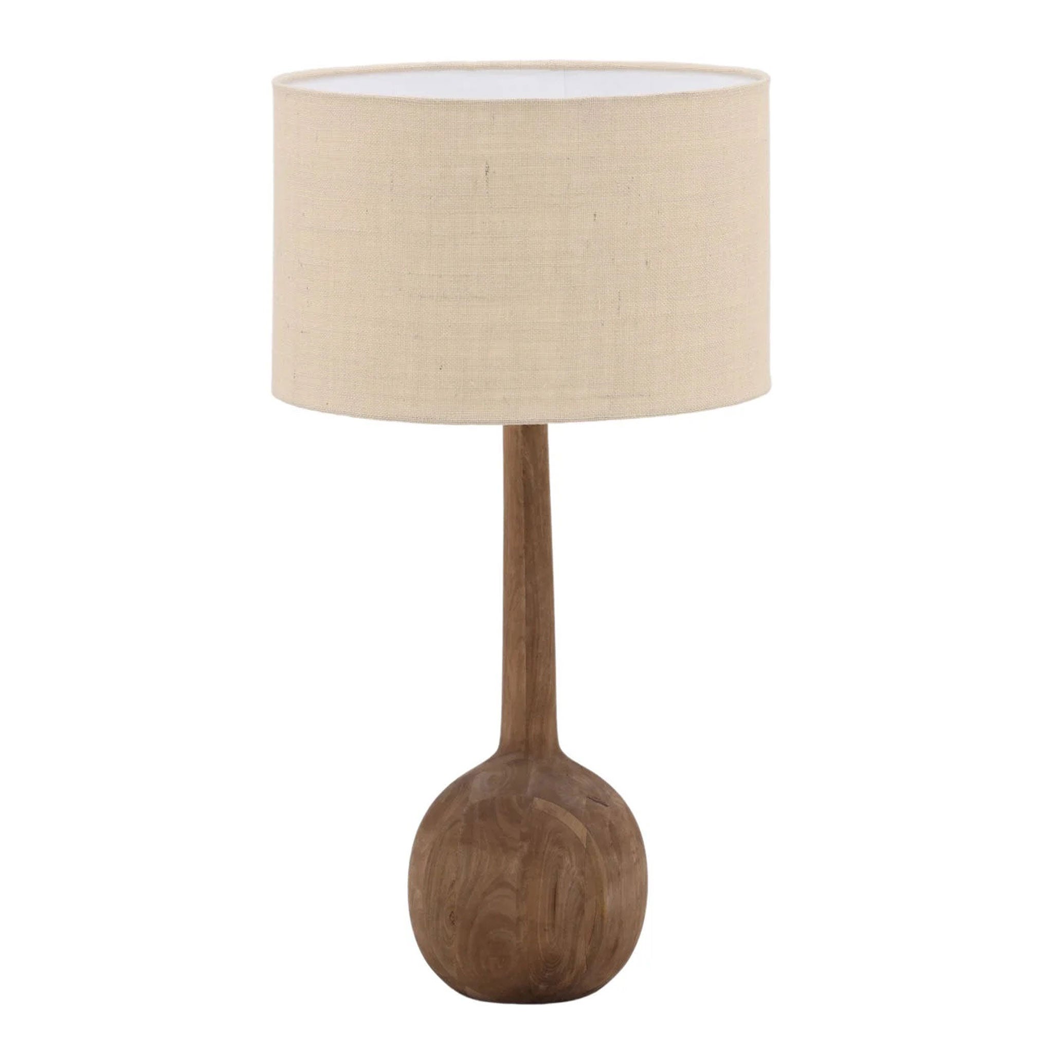 Noa Table Lamp in Medium Brown – Hammertown