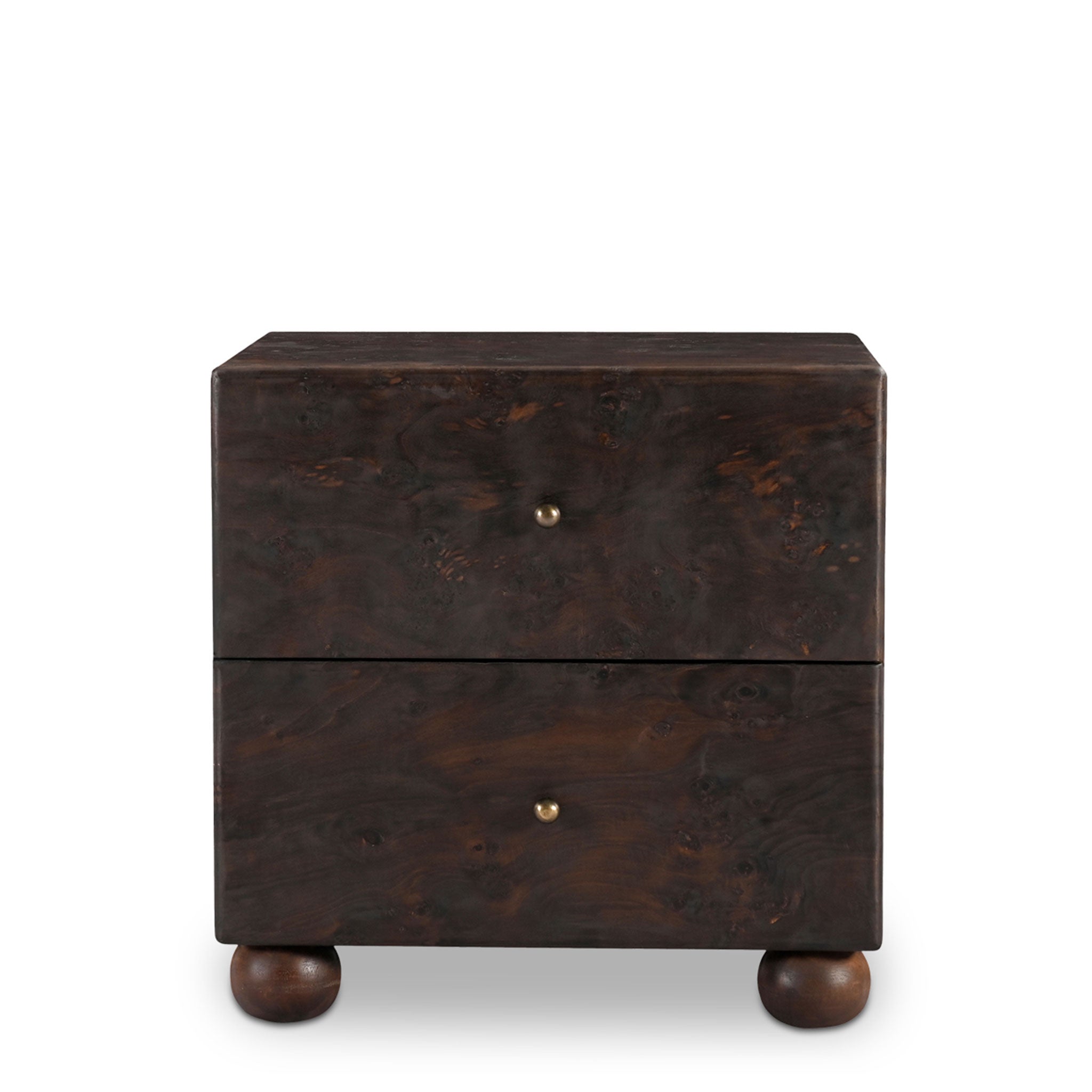 Yates Nightstand Burl Veneer – Hammertown